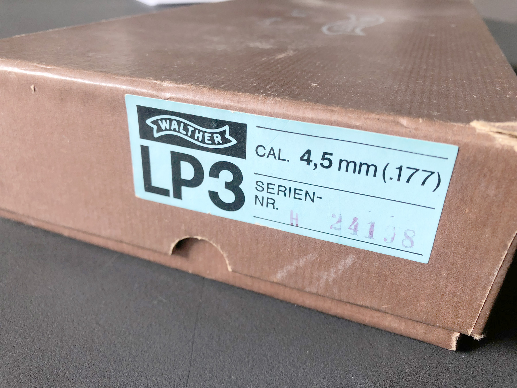 Walther LP3 Luftpistole im Karton - eGun